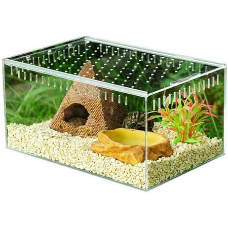 Animal Keeper Clear Plastic Box Tank, Aquarium Tank, Terrarium Box ...