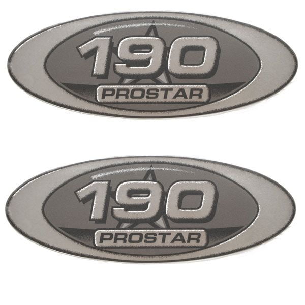 Mastercraft Boat Raised Decal Stickers | ProStar 190 Emblems (Pair ...