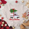 Postal Worker Truck Christmas Lights Shirt, Santa Ride Mail Carrier Car ...