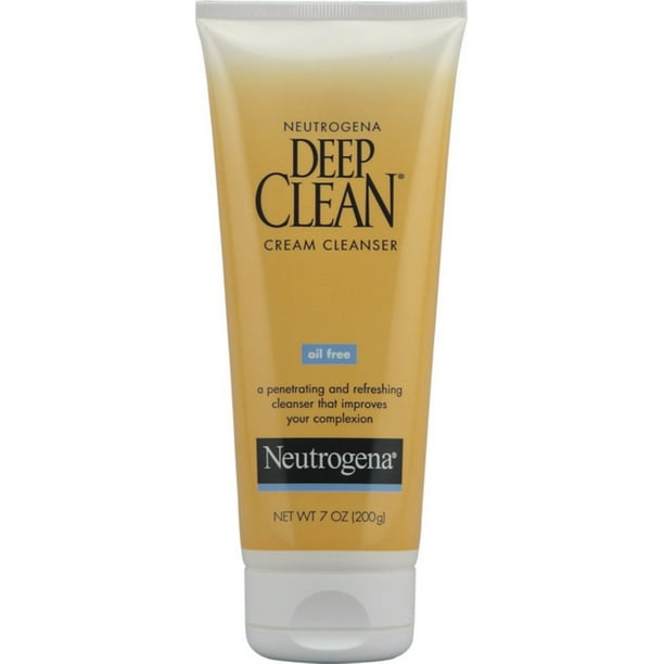 Neutrogena Deep Clean Cream Cleanser 7 oz - Walmart.com - Walmart.com