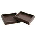 SoftTouch 2" Square Reusable Caster Cups - Protect Surfaces & Keep ...