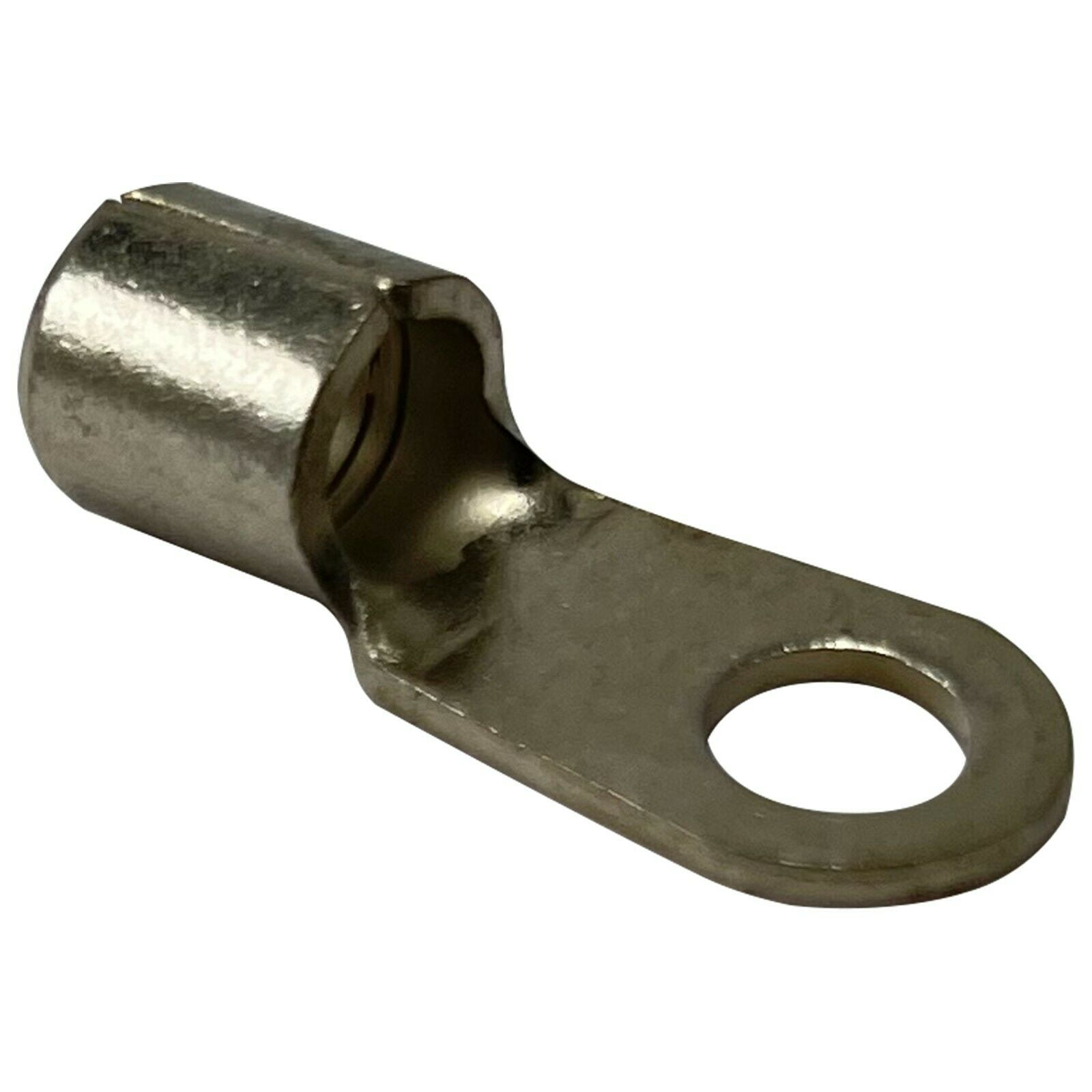 (1000) Non-Insulated 6 AWG Gauge Ring Connector 1/4" Stud Electrical ...