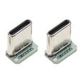 5pcs Type C Plugs Male Vertical Patches Board 16pin Data USB C Male ...
