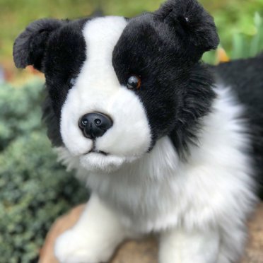 Realistic Douglas Chase Border Collie Dog Plush Toy Stuffed Animal ...