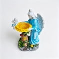 Angel Garden Statue With Bird Bath, Handcrafted Resin Outdoor Decor ...
