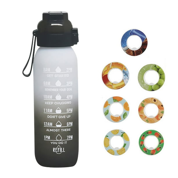 Bouteille Air Up 1 Litre, Ensemble de Bouteilles d'Eau Mise à Jour avec 7 Capsules de Paille ...