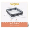 Funsicle Rectangular Truck Bed Inflatable Swimming Pool, Gray, Adults ...