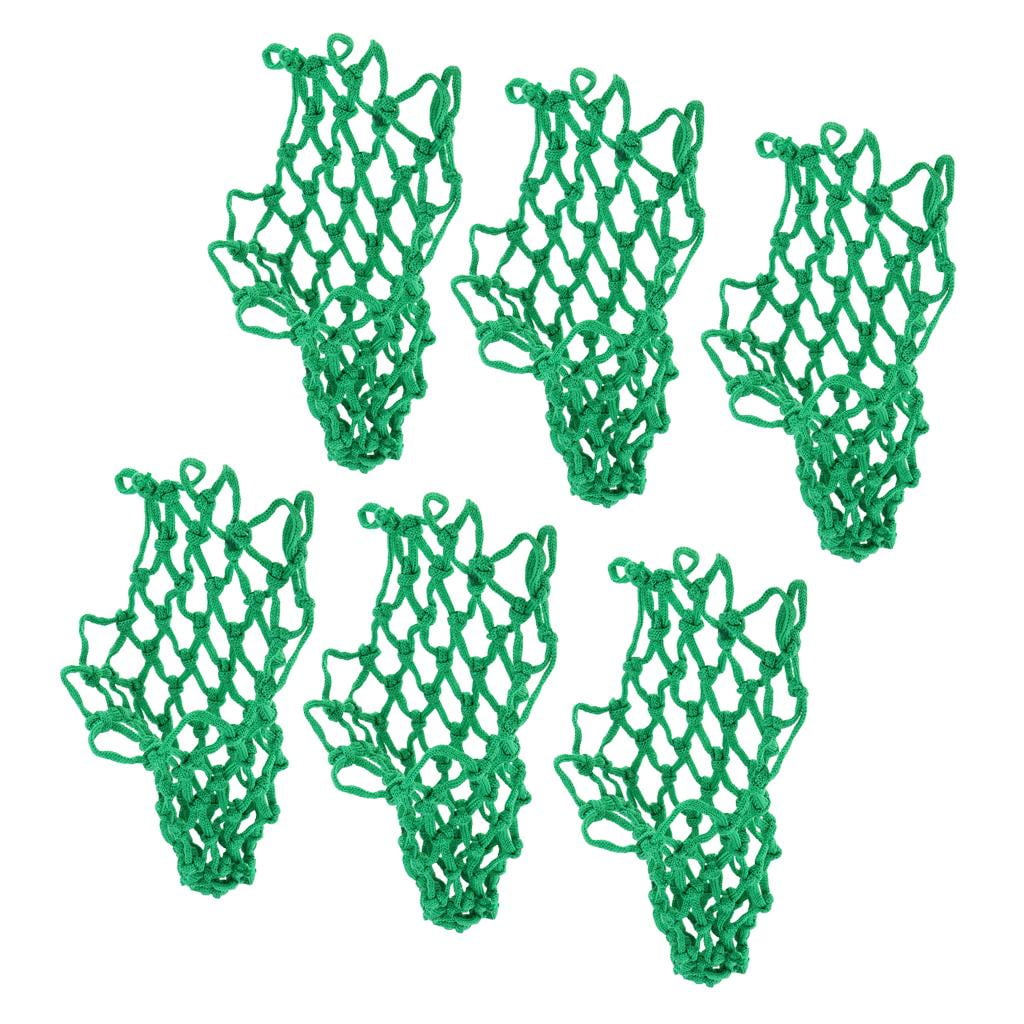6 Count Durable Billiards Snookers Table Mesh Nets Pockets Bag Nylon s ...