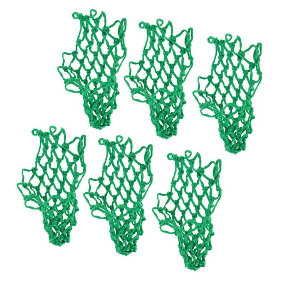 6 Count Durable Billiards Snookers Table Mesh Nets Pockets Bag Nylon s ...