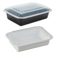38oz Food Containers with Lids Meal Prep Plastic BPA FREE Microwavable ...