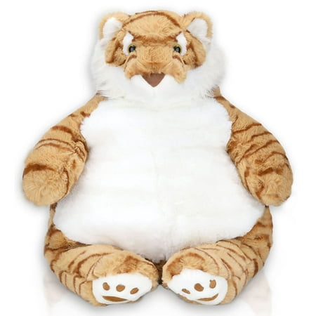 Giant Tiger Stuffed Animal Plush Toy, Super Soft Tiger Hugging Pillow ...