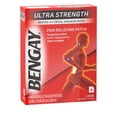 Ultra Strength Bengay Pain Relief Patch, 3.9 x 7.9 in, 4 ct - Walmart.com