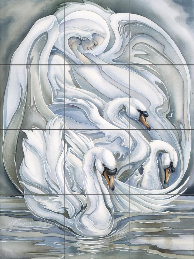 Tile Mural Kitchen Backsplash - Spirit of Grace - by Jody Bergsma ...