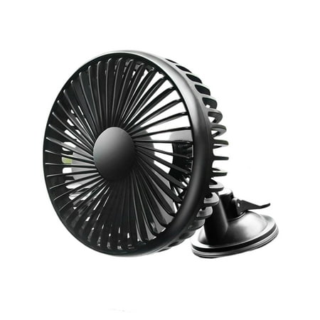 relayinert 12V 24V Mini Suction Cup Car Fan Low Noise Adjustable Auto ...