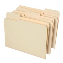 Office Depot Manila File Folders, 1/3 Cut, Letter Size, 30% Recycled ...