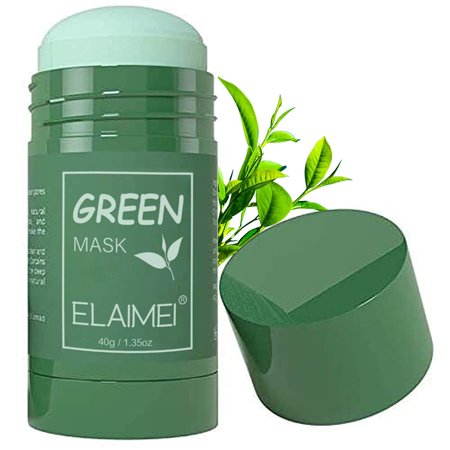 Green Tea Mask Stick Blackhead Remover Facial Mask Clay Mask Purifying ...