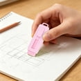 Retractable Pencil Eraser, Cute Slide Out Eraser With Protective Case ...