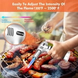 Refillable Kitchen Torch, Butane Chef Lighter, Culinary Creme Brulee ...