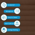 Window Air Conditioner Cover Indoor - Inside AC Cover for Winter ...