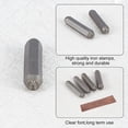 Alloy Steel Stamps with Brass Handle Leathercraft Tools Alphabet Number ...