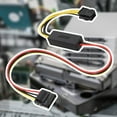 6Pin To 4Pin Hard Drives Graphics Card Power Cord Adapter Conversion ...