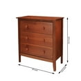Adeptus Solid Wood 3-Drawer Chest Easy Pieces - Walmart.com