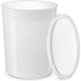 Comfy Package Quart Storage, 128 Oz Disposable Plastic Deli Containers ...