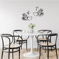 1set PVC Wall Stickers for Home Living Room Bedroom Decoration Coffee ...