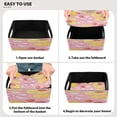 2 Pcs Foldable Felt Storage Bins Decorative Fabric Organizer Baskets ...