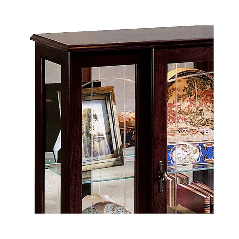 Cherry Console Curio Cabinets | Cabinets Matttroy