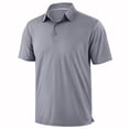 Aofany Turn Down Collar T-Shirt for Men Casual Solid Color Short Sleeve ...