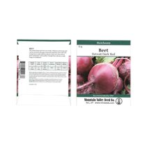 Detroit Dark Red Beet Garden Seeds - 12 mg Packet - Non-GMO, Heirloom ...