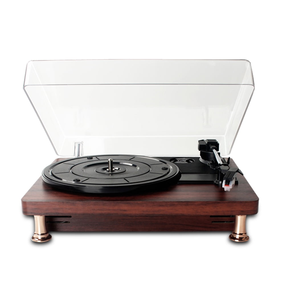 Retro Vinyl Record Player Record Player with Dustproof Cover Classic ...
