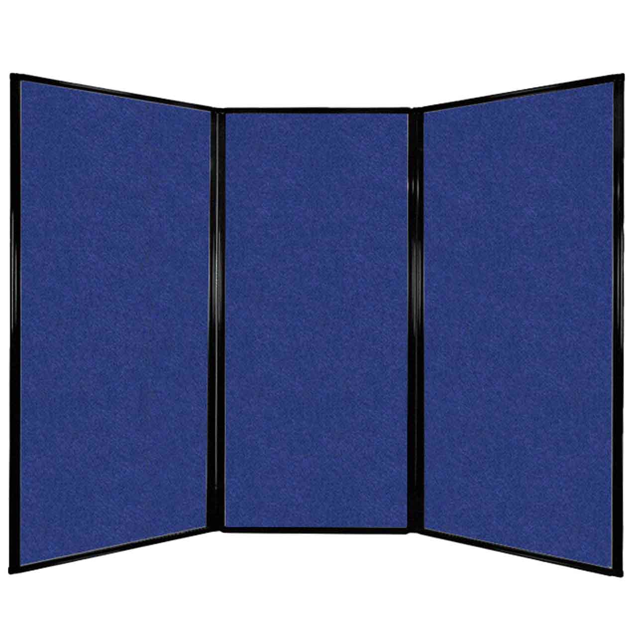 Versare Privacy Screen Folding Panel | 3 Panels | 7'6" x 5'10" Blue ...
