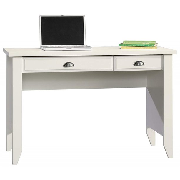 Pemberly Row Computer Desk in Soft White - Walmart.com