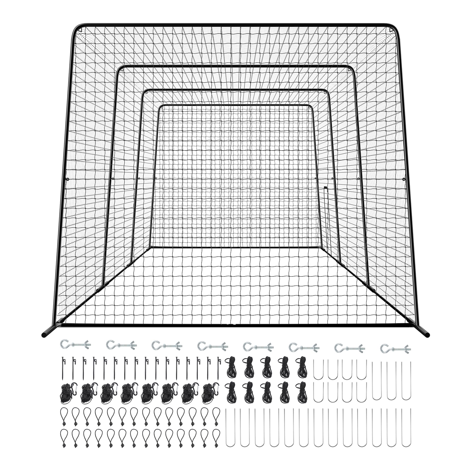 Click here for Kffkff Baseball Batting Cage  39.4 X 12.1 X 10.2 F... prices