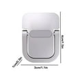 Liamobondopolis Laptop Stand Bracket Invisible Adhesive Stand Desktop ...