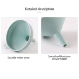 Food Grade PP Plastic Funnel, Wide Mouth Kitchen Funnel for Liquids and ...