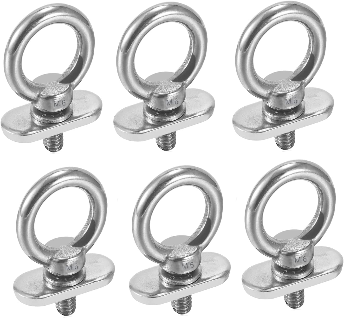 Track Mount Tie Down Eyelets, M6 Bolt, 316 Stainless Steel，Hold Your ...