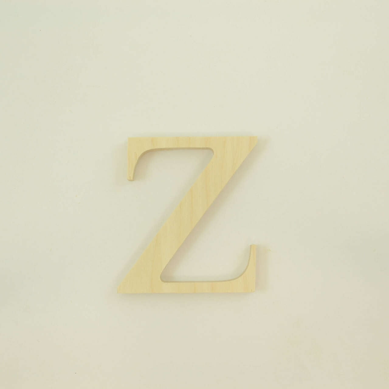 Package of 1, 8 Inch X 1" Thickness Baltic Birch Wood Letter z in The ...