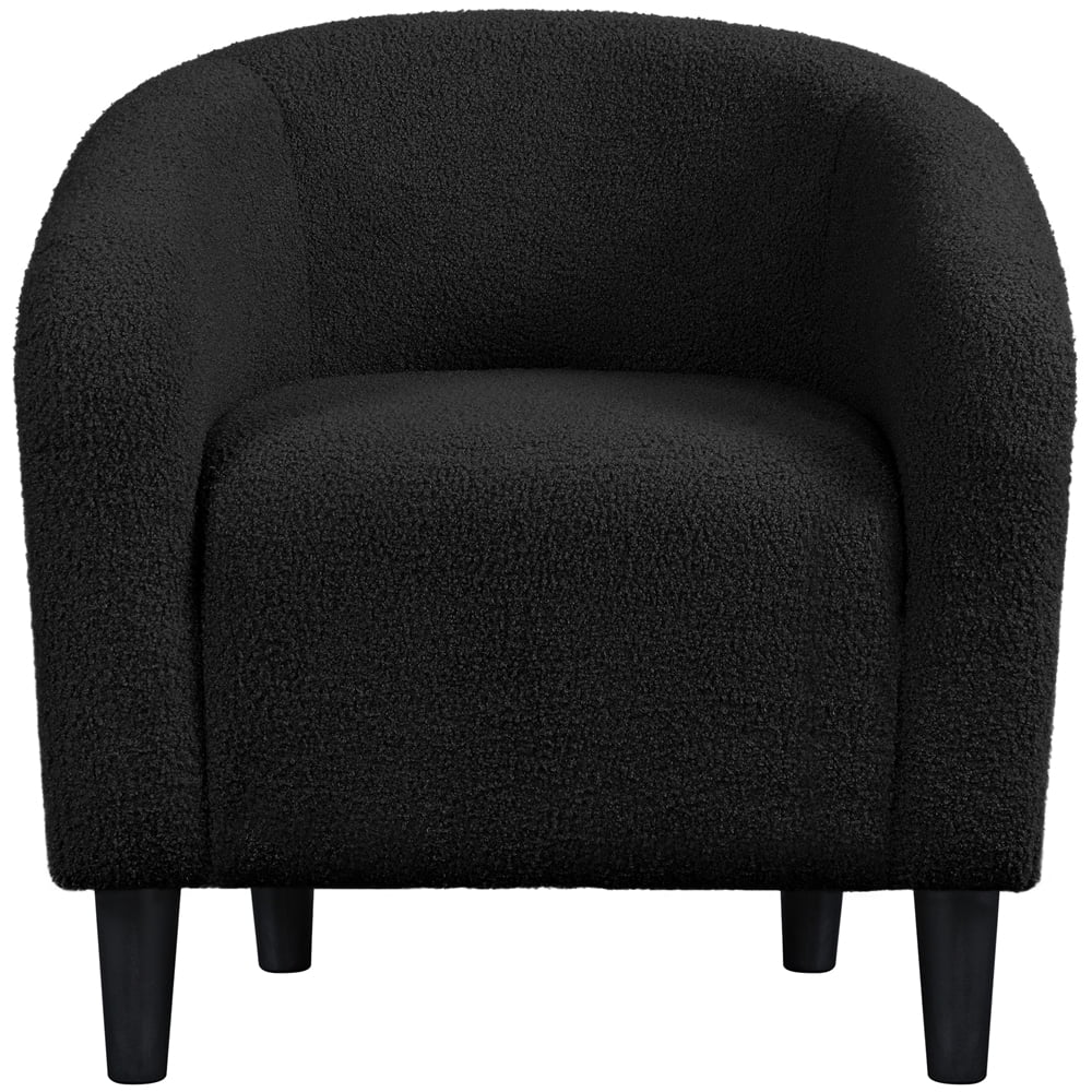 Click here for Yaheetech Boucle Upholstered Club Accent Barrel Ar... prices