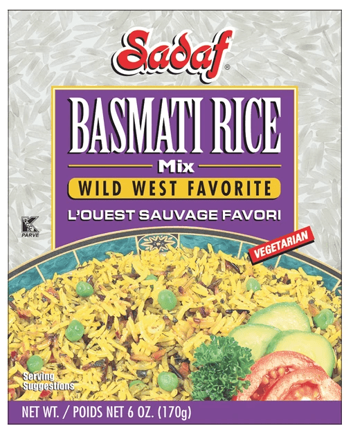 Sadaf Wild West Favorite Basmati Rice Mix - 6 oz. - Walmart.com