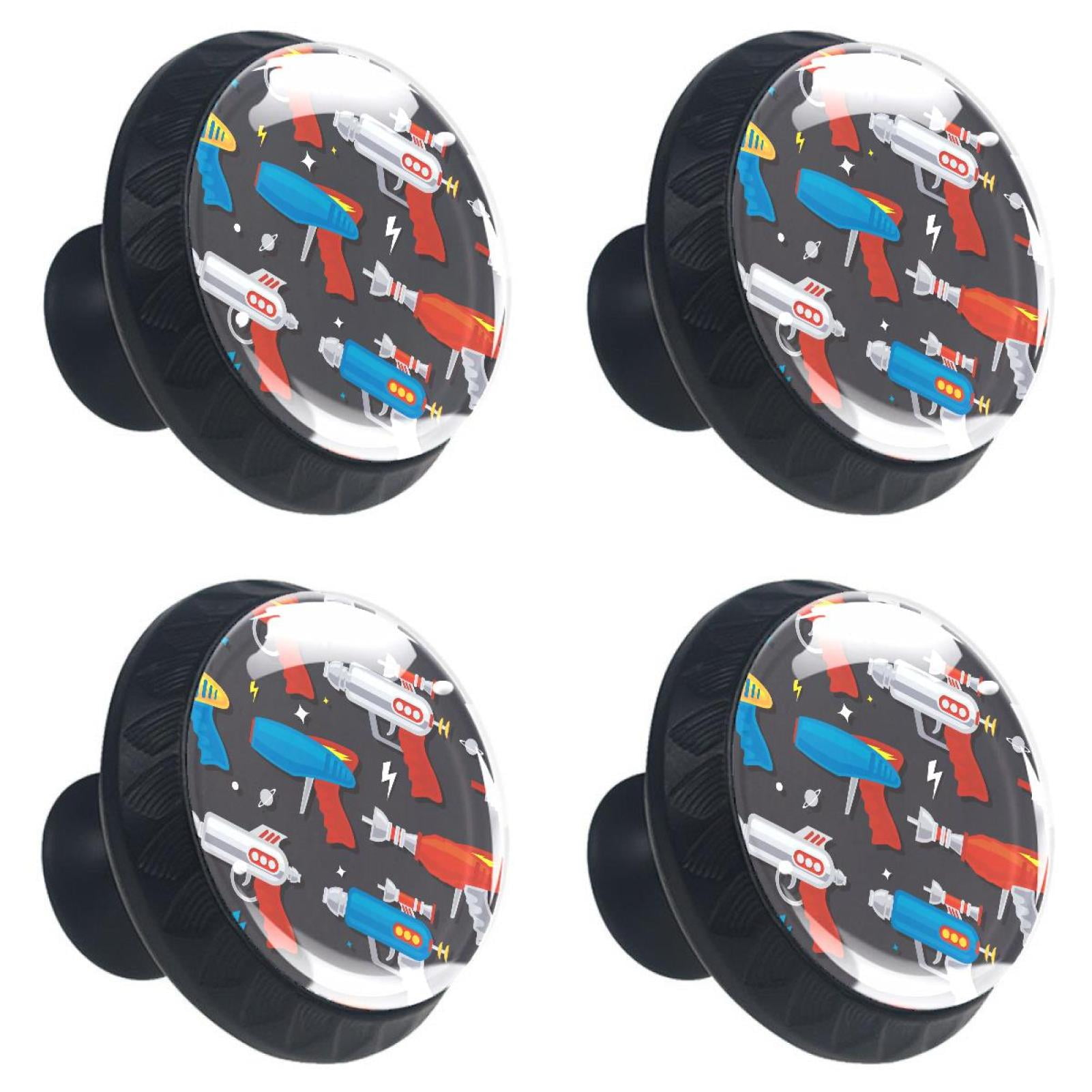 4 Pcs Space Ray Gun Supergun Knobs for Kitchen Cabinet Cupboard Dresser ...