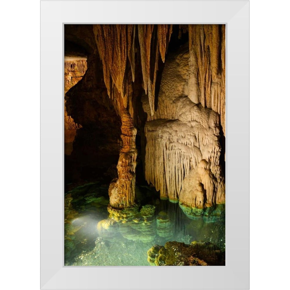 Murdock, Ramona 17x24 White Modern Wood Framed Museum Art Print Titled - Lurery Cavern - Walmart.com