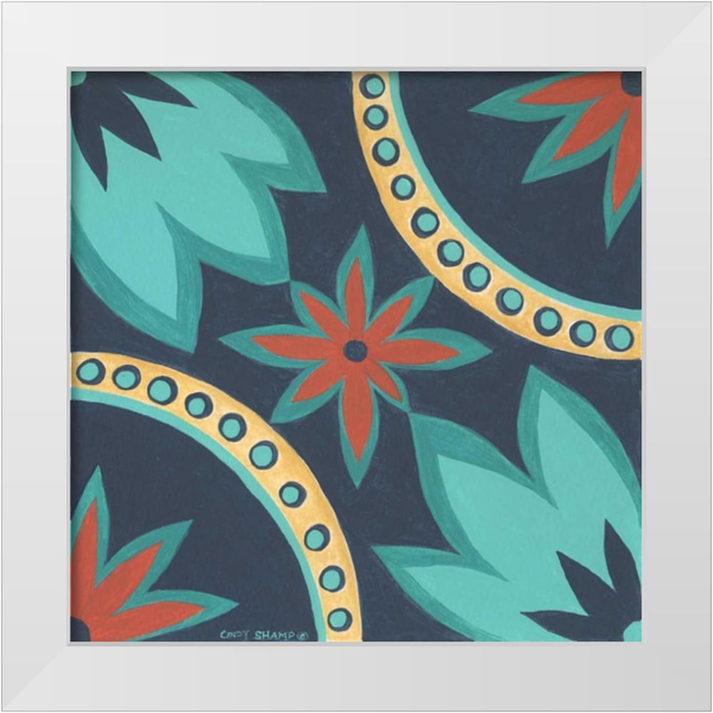 Shamp, Cindy 20x20 White Modern Wood Framed Museum Art Print Titled ...