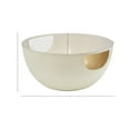 Meridian Furniture Living Room Round Glass Top Doma Cream / Gold Coffee ...