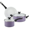 Farberware PURECOOK 12-Piece Ceramic Nonstick Pots and Pans Set ...