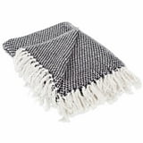 DII Woven Decorative Throw, 50"x60", 100% Cotton, Blue - Walmart.com