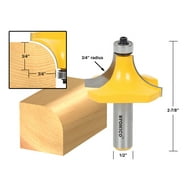 Yonico Small Door Panel & Baseboard Ogee Molding Router Bit - 1/4 ...