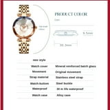 Seno Women's Watch Fashion Ocean Crystal Ladies Quartz Wristwatches ...